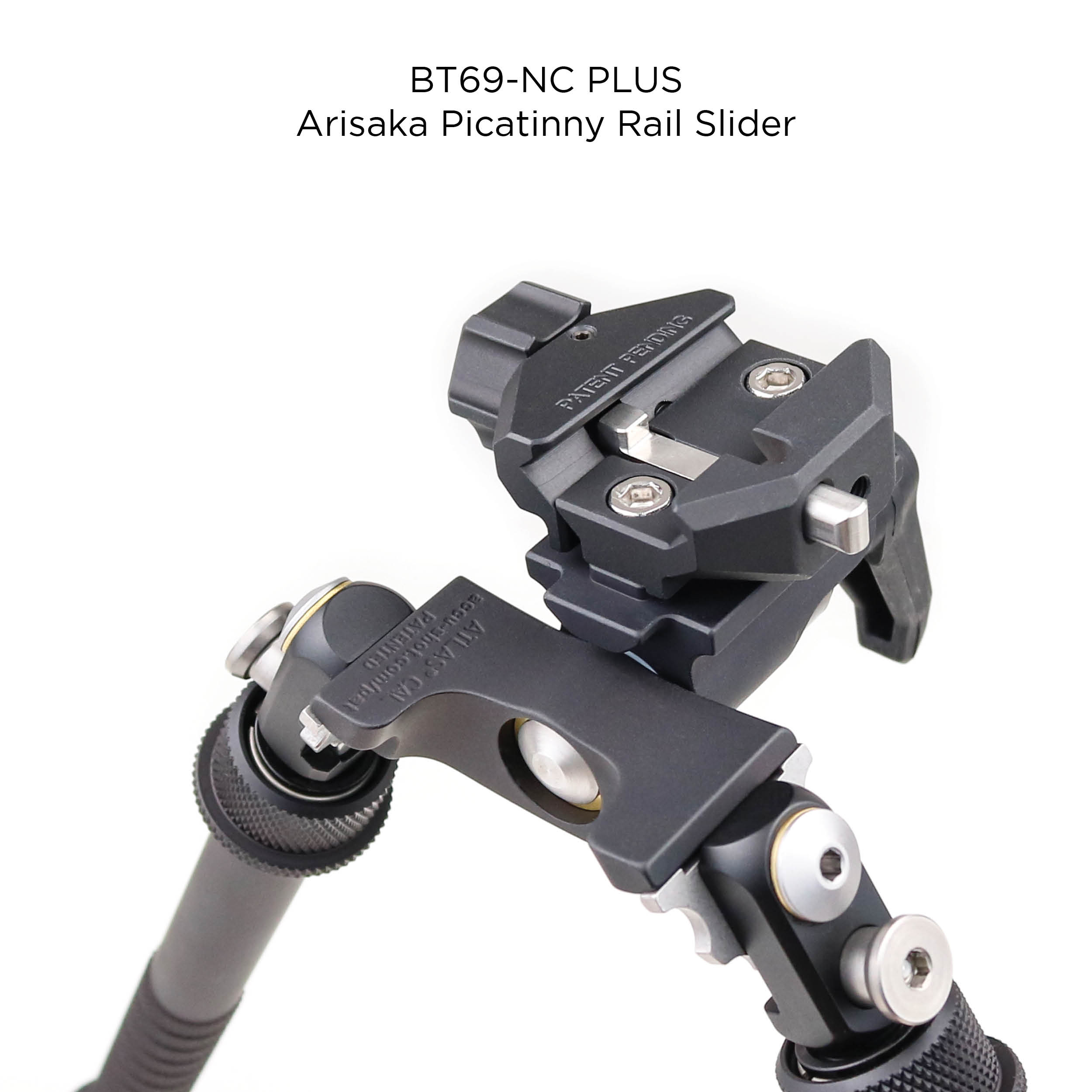 BT69-NC Gen. 2 CAL Atlas® Bipod: Tall with No Clamp | B&T Industries